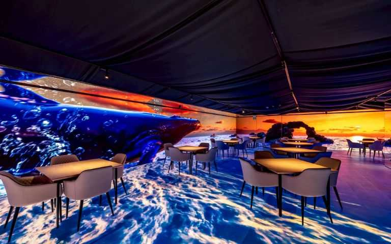 全台首創Mini LED沉浸式餐廳體驗 eoi極致餐飲 進駐信義核心